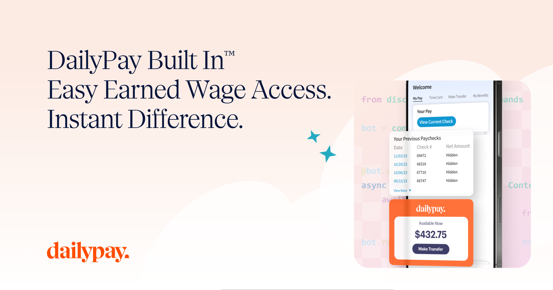 DailyPay Built-In™ | Earned Wage Access Payroll Integration | HCM ...