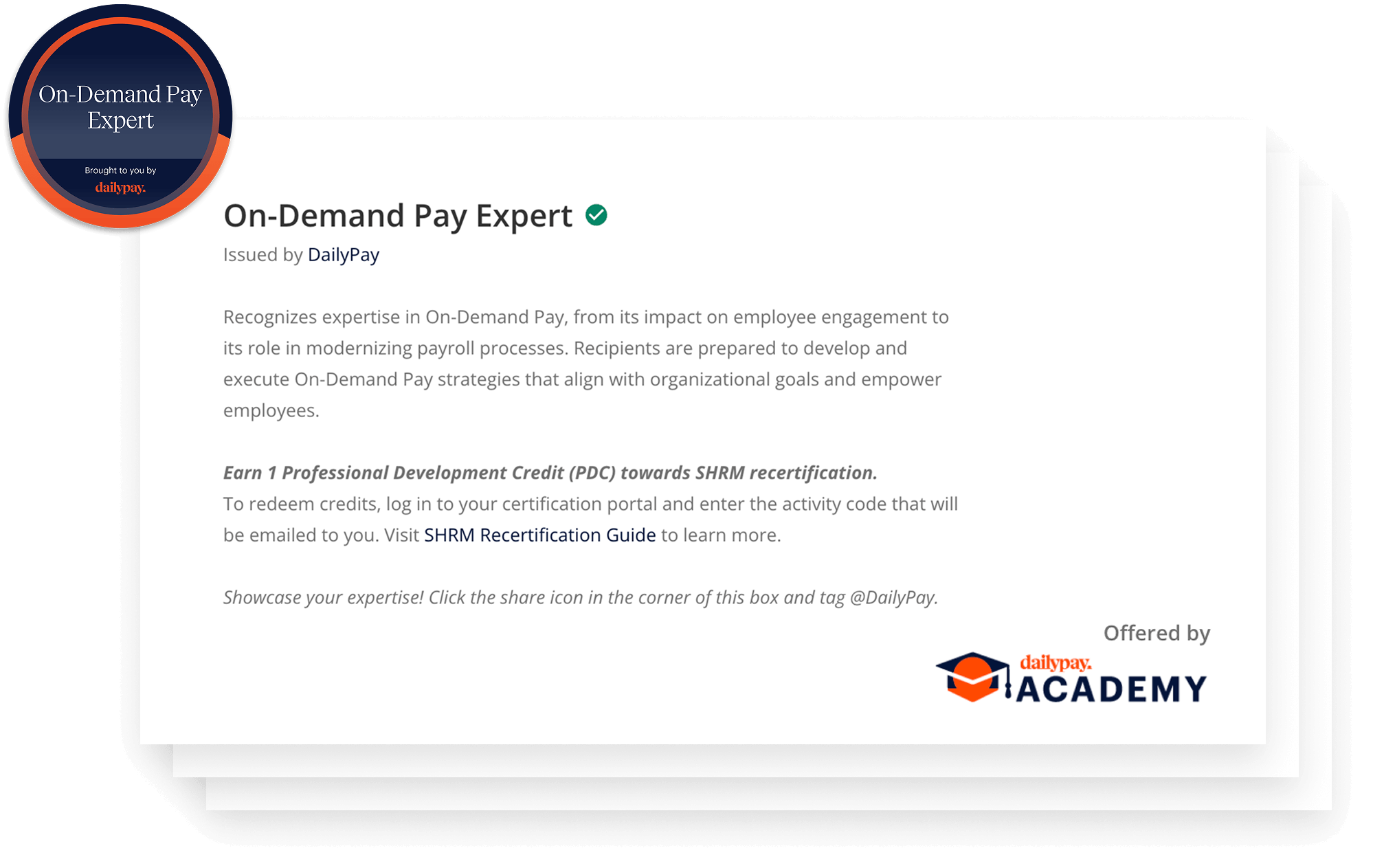 Certification Program - DailyPay